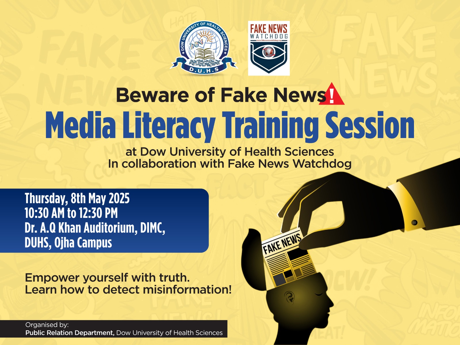 (Invitation) Beware of Fake News! - Media Literacy Training Session at ...